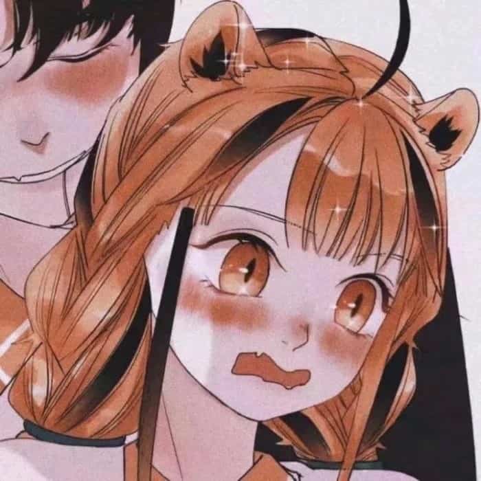 污污的好害羞情侣头像 脸红动漫情头