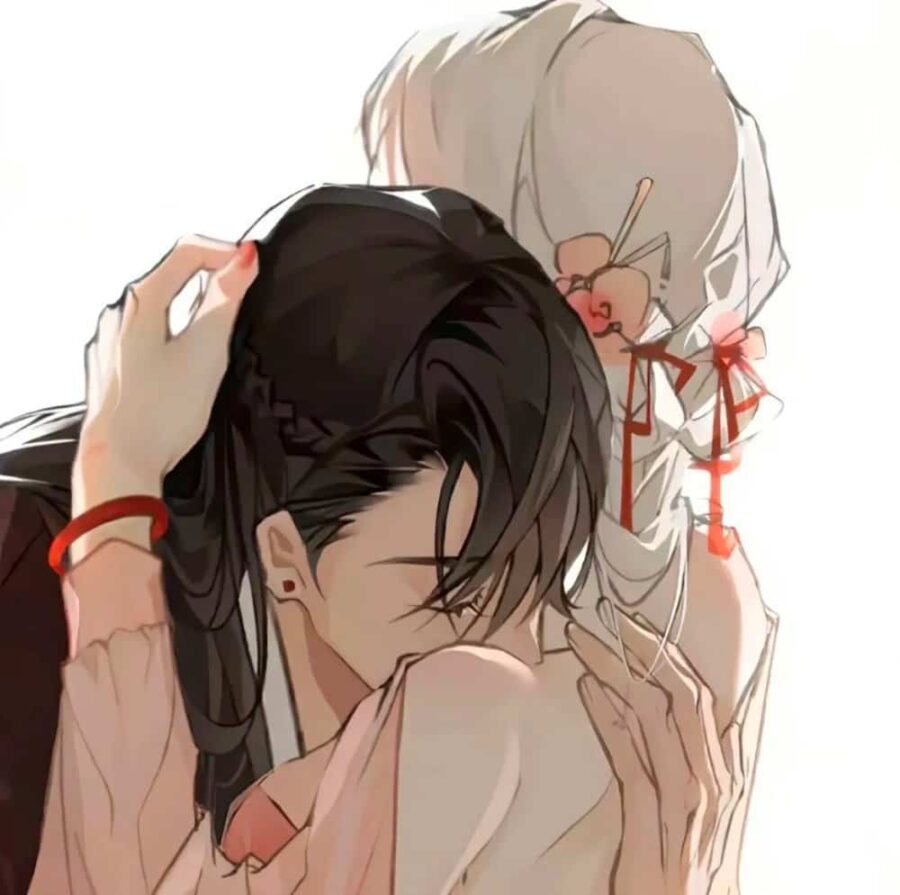超好看的动漫古风禁欲情侣头像 有一点污的漫画情侣头像